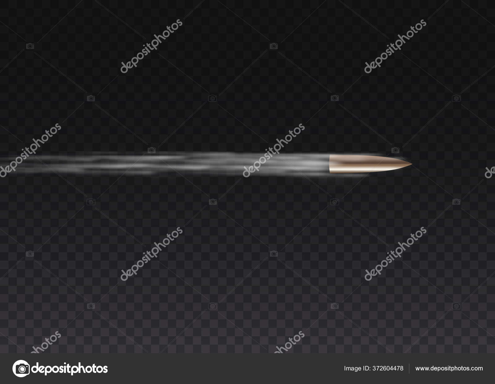 Bullet in motion. Stock Vector Image by ©Poliashenko #372604478