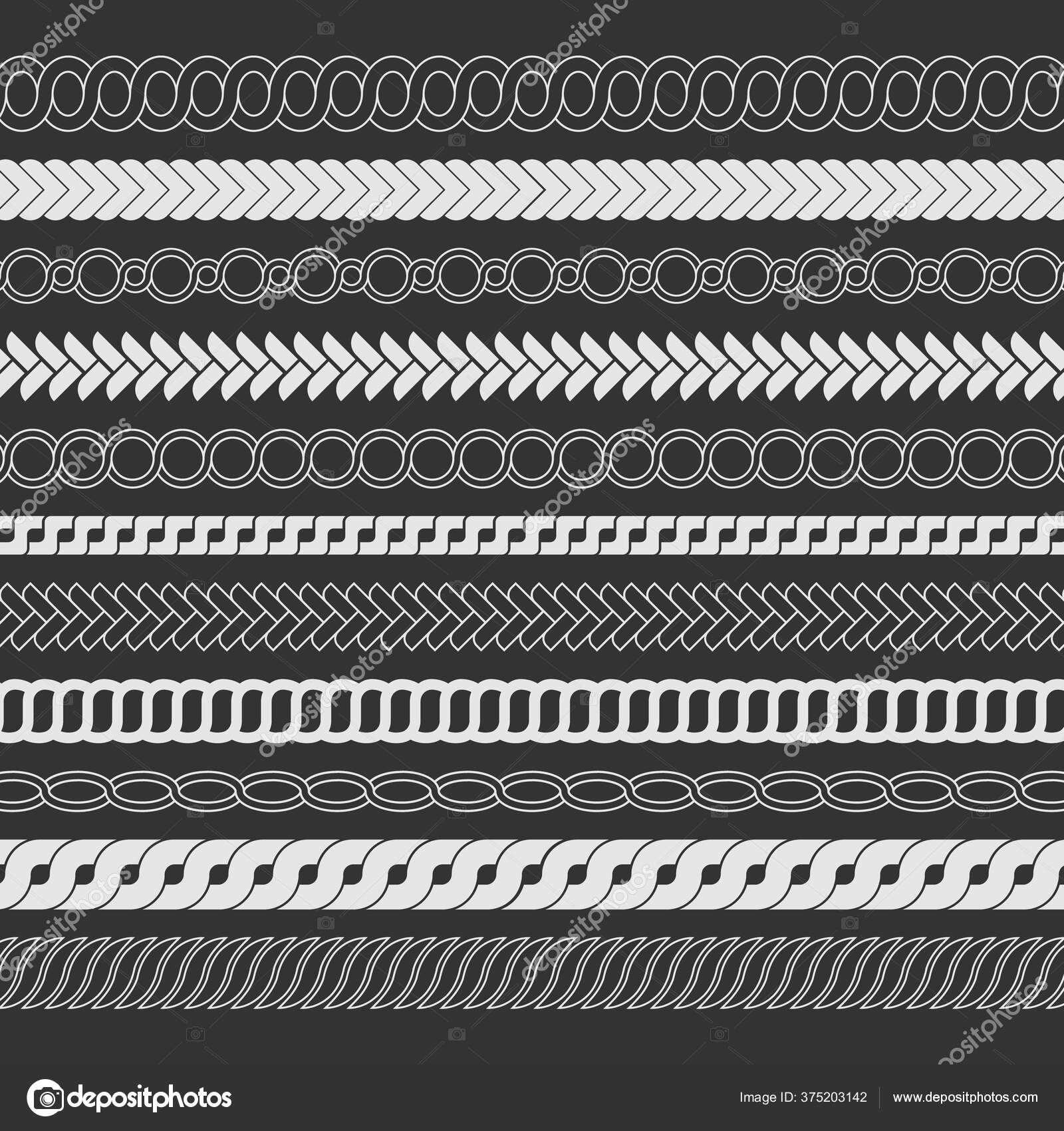 Rope brushes frame. Stock Vector by ©Poliashenko 375203142