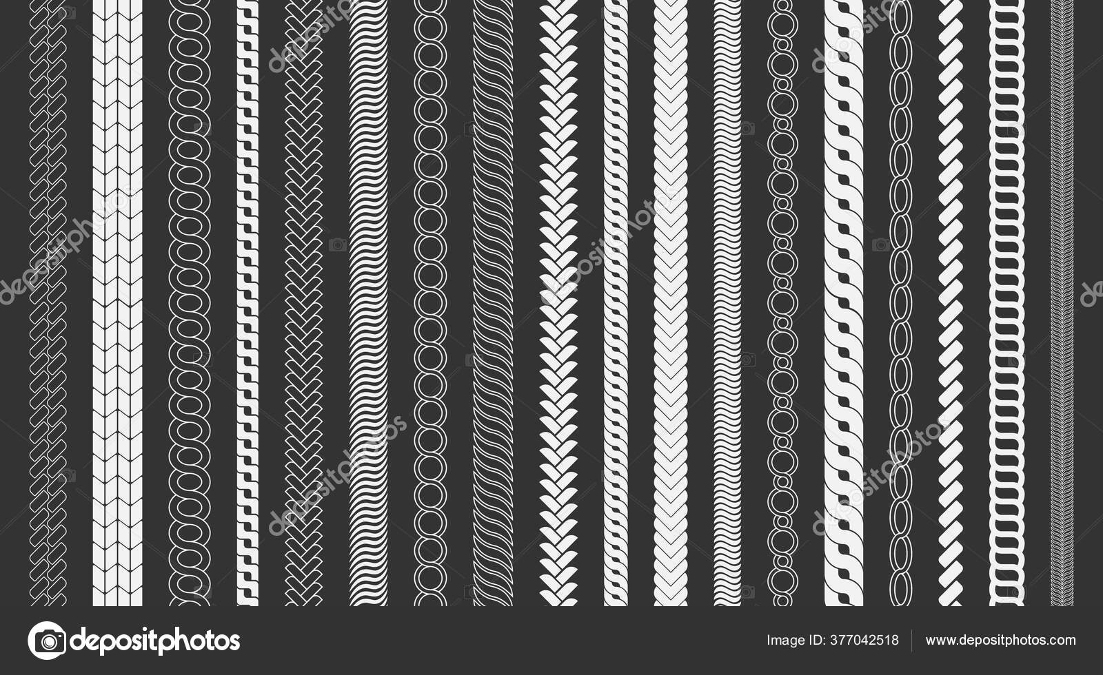 Rope brushes frame. Stock Vector Image by ©Poliashenko #377042518