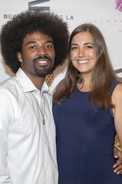 Actor Joshua Triplett Wife Attends Los Angeles Premiere Film Forty ...