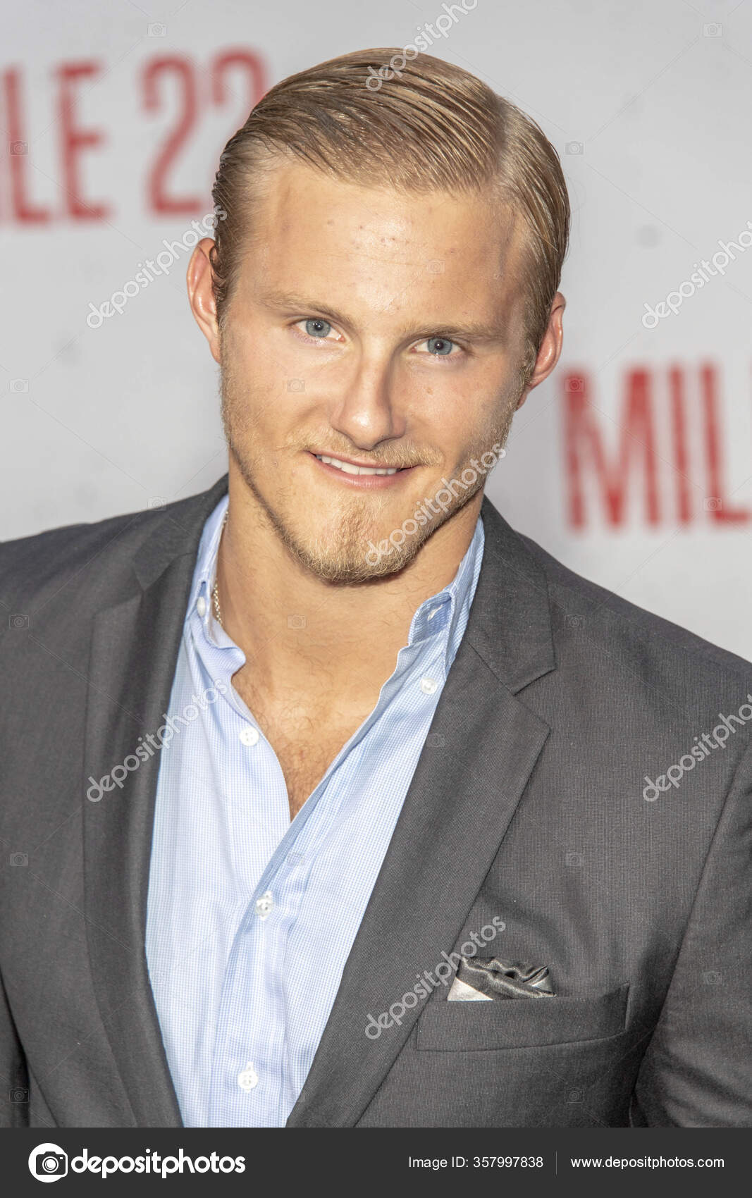 Alexander Ludwig Vikings Front Haircut