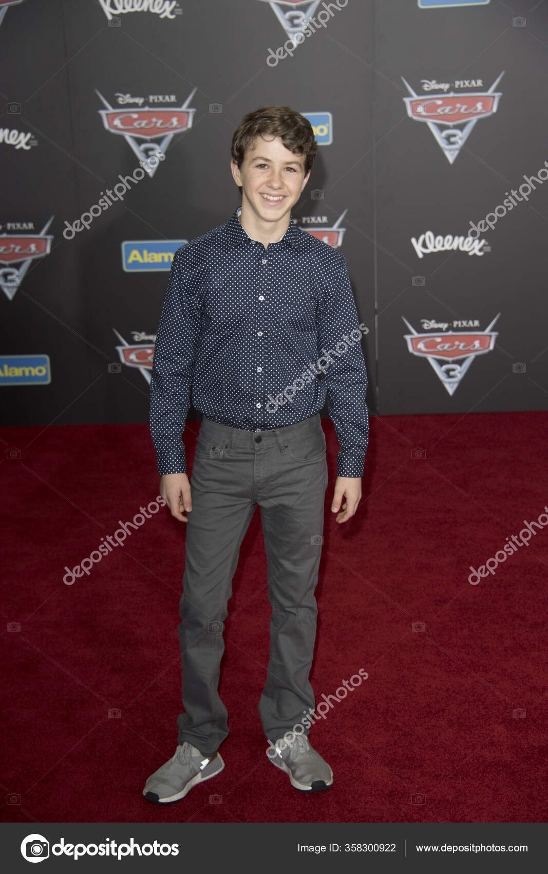 Ethan Wacker Attends World Premier Disney Pixars Cars Anaheim ...