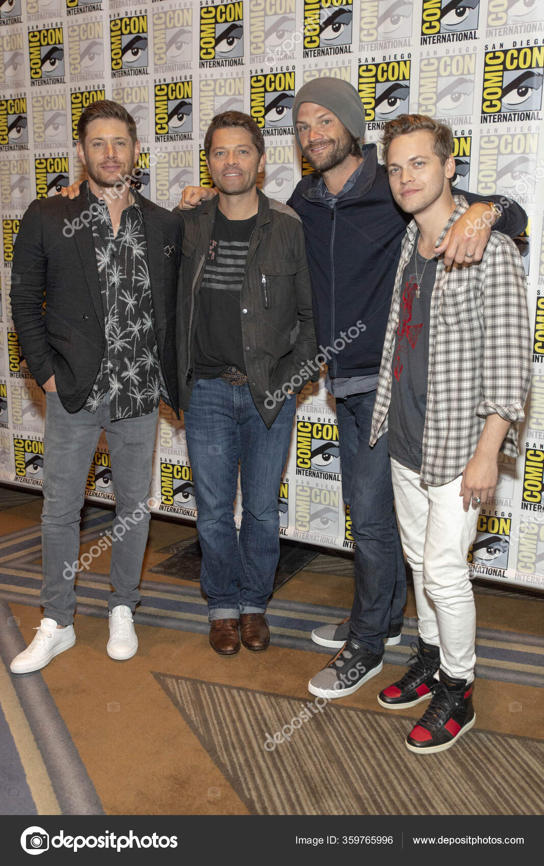 Misha Collins En Jensen Ackles Behang