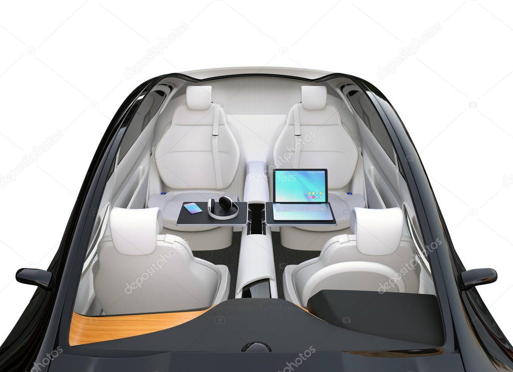 Autonomous car interior concept — Stock Photo © chesky_w #159059848