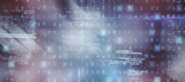 flare image of data numbers and letters - Stock Image - Everypixel