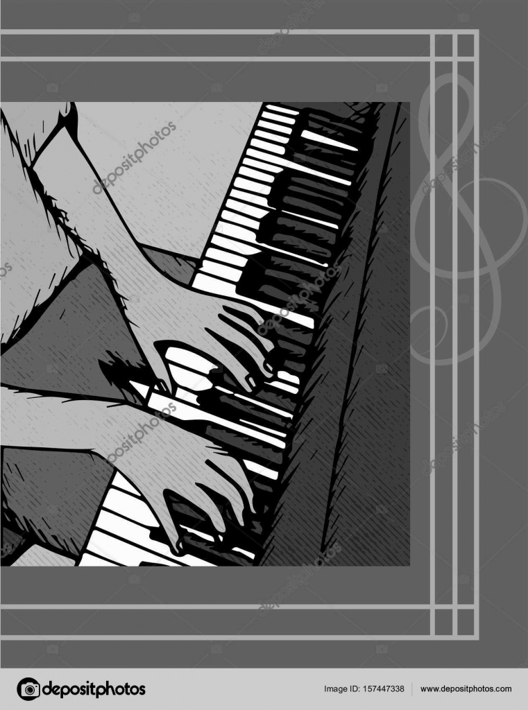 Artist playing musical instrument Stock Vector by ©vectorfusionart ...