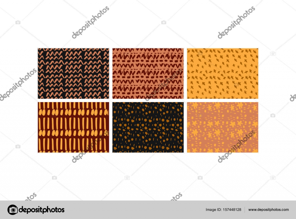 Set of fabric pattern Stock Vector Image by ©vectorfusionart #157448128