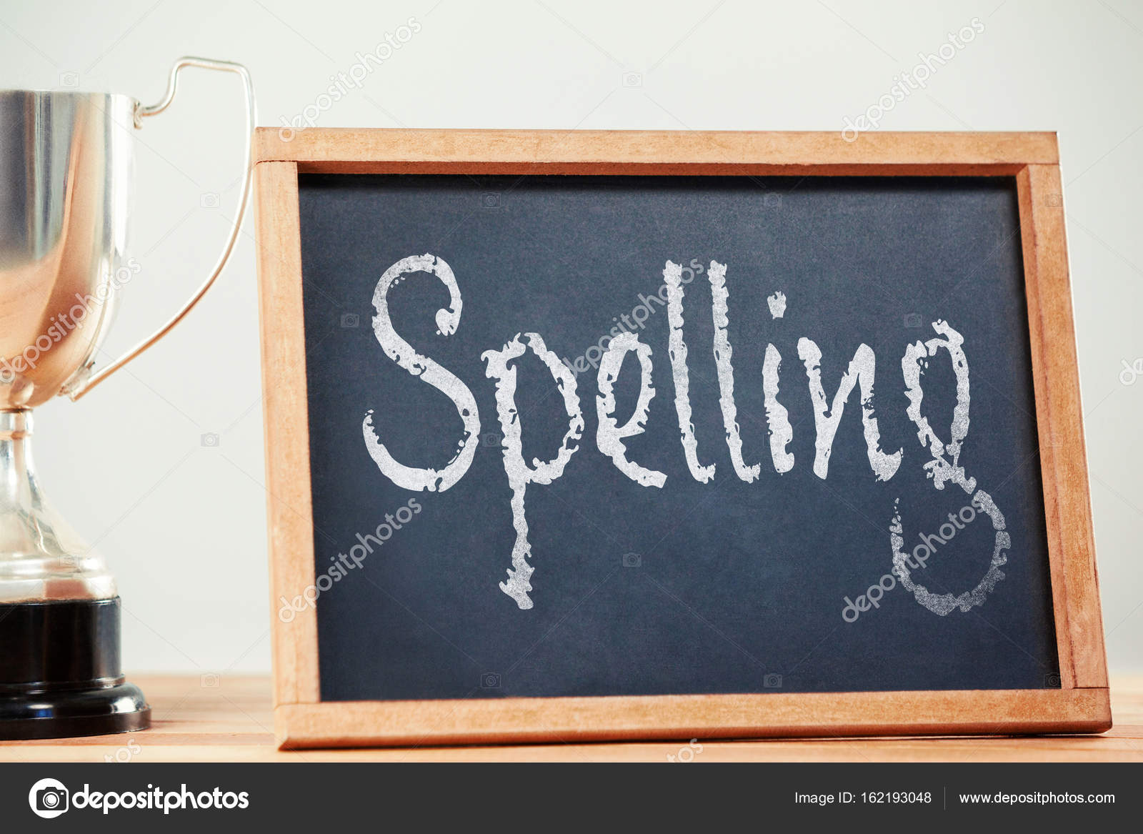 Spelling text on white background Stock Photo by ©vectorfusionart 162193048
