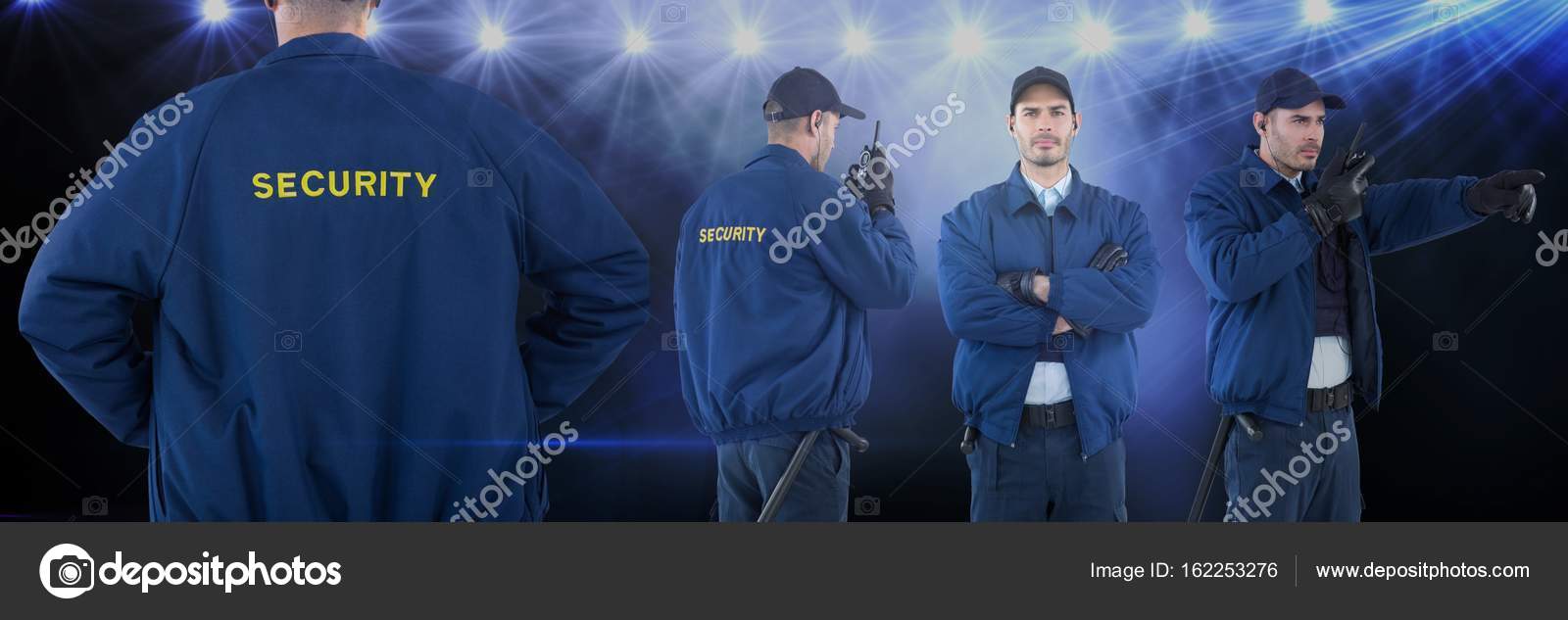 Security guard man collage Stock Photo by ©vectorfusionart 162253276