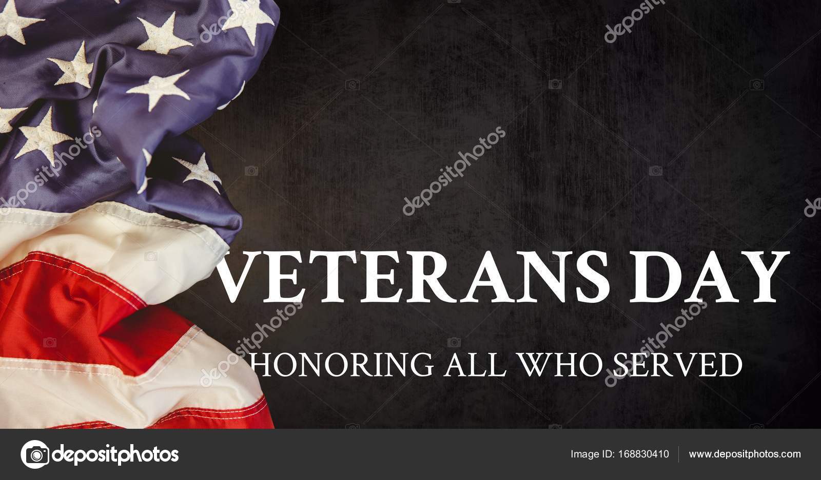 Veterans day flag Stock Photo by ©vectorfusionart 168830410