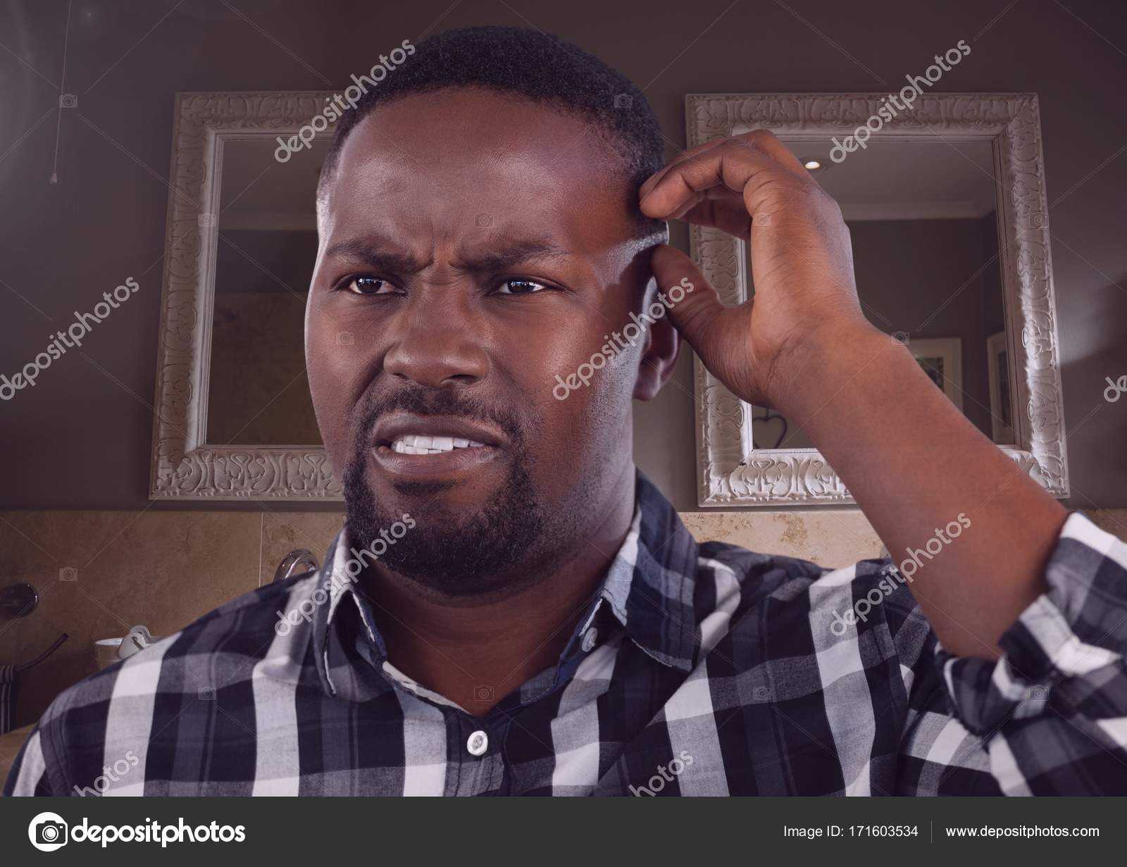 Person Thinking Hard