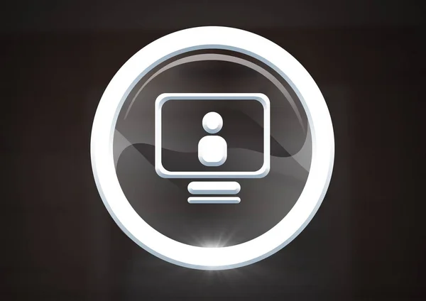 Computer profile icon graphic Stock Photo by ©vectorfusionart 175509982