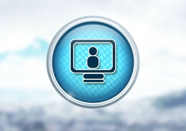 Computer profile icon graphic Stock Photo by ©vectorfusionart 175509982