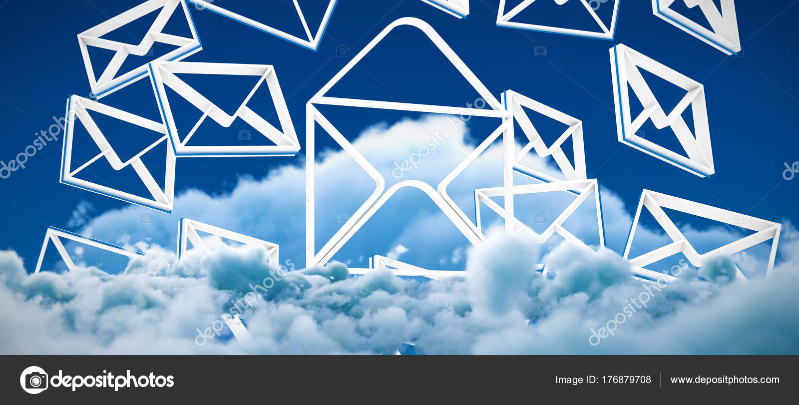 Multiple message symbols Stock Photo by ©vectorfusionart 176879708