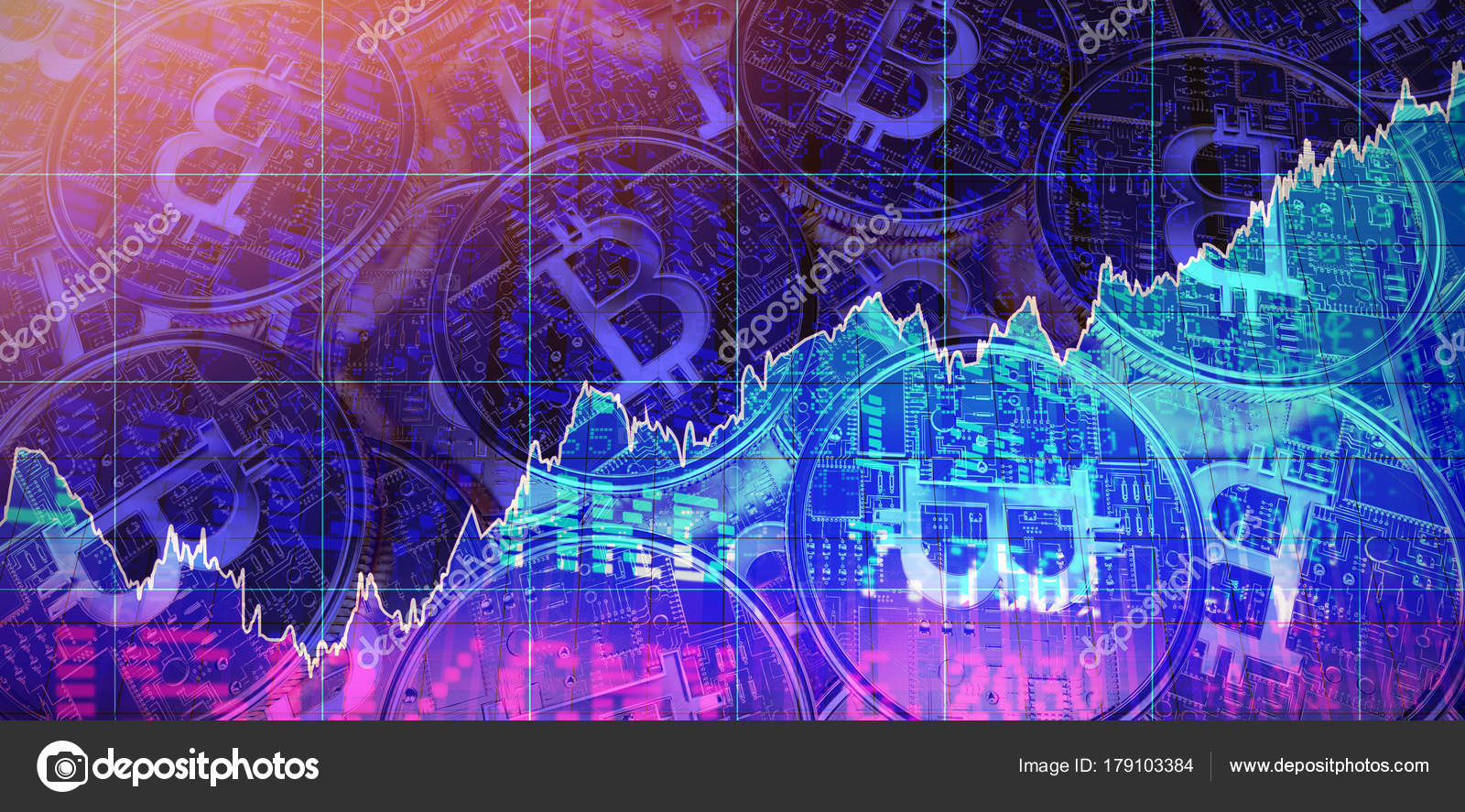 Stocks Shares Bitcoin – Stock Editorial Photo © vectorfusionart #179103384