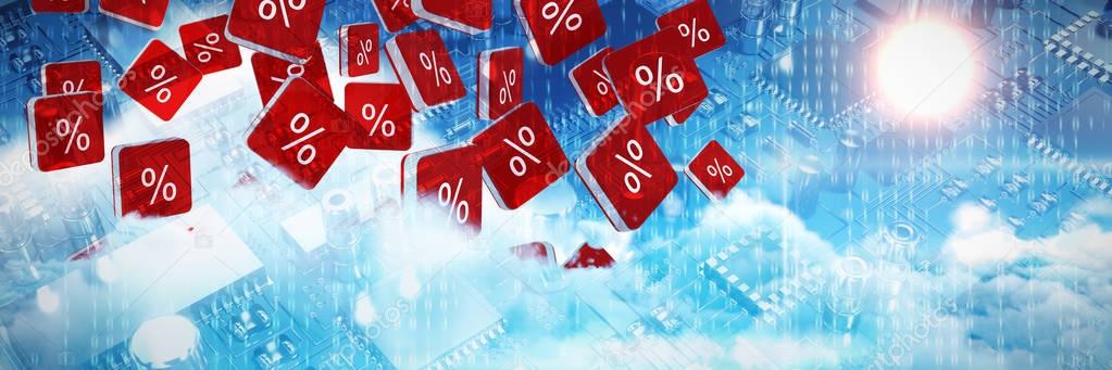 Procentteken vector pictogram Stock Photos, Royalty Free Procentteken ...