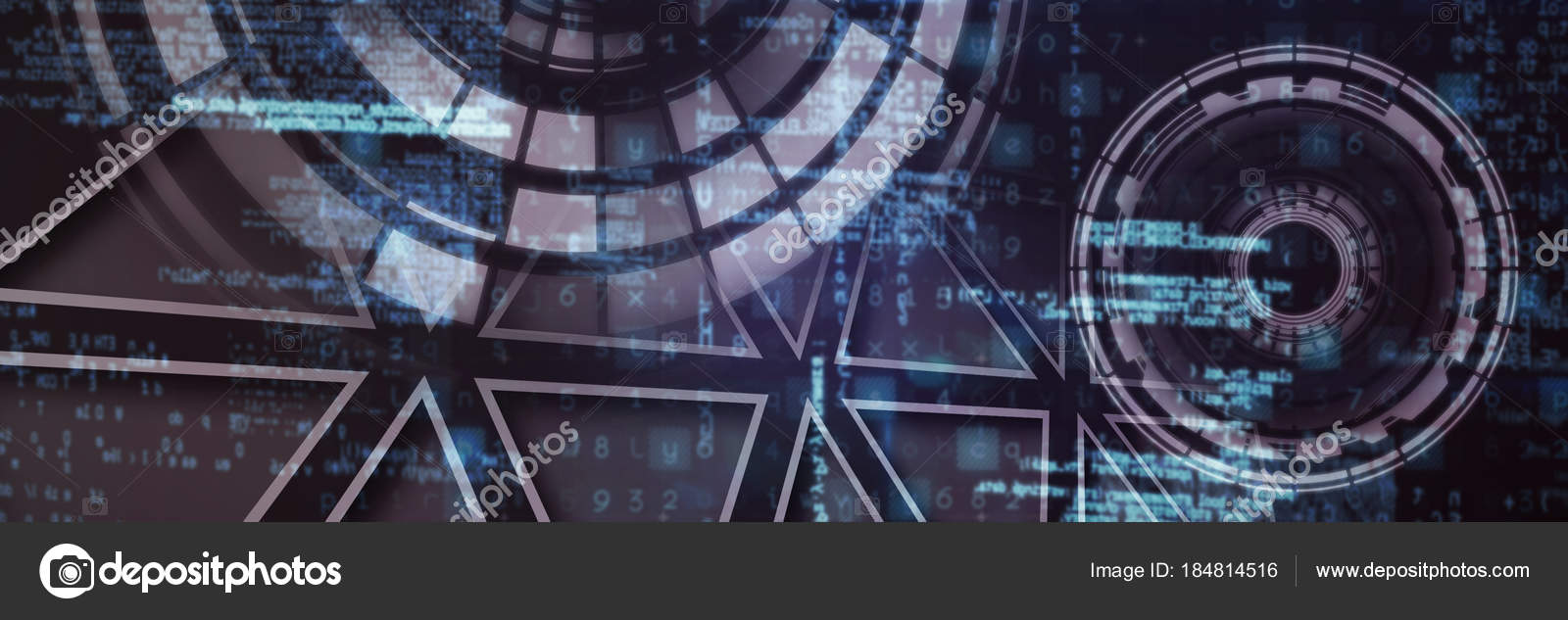 Black White Circle Image Data Stock Photo by ©vectorfusionart 184814516