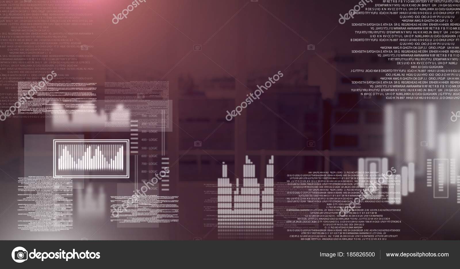 Digital Composite Screen Text Interface Stock Photo by ©vectorfusionart ...