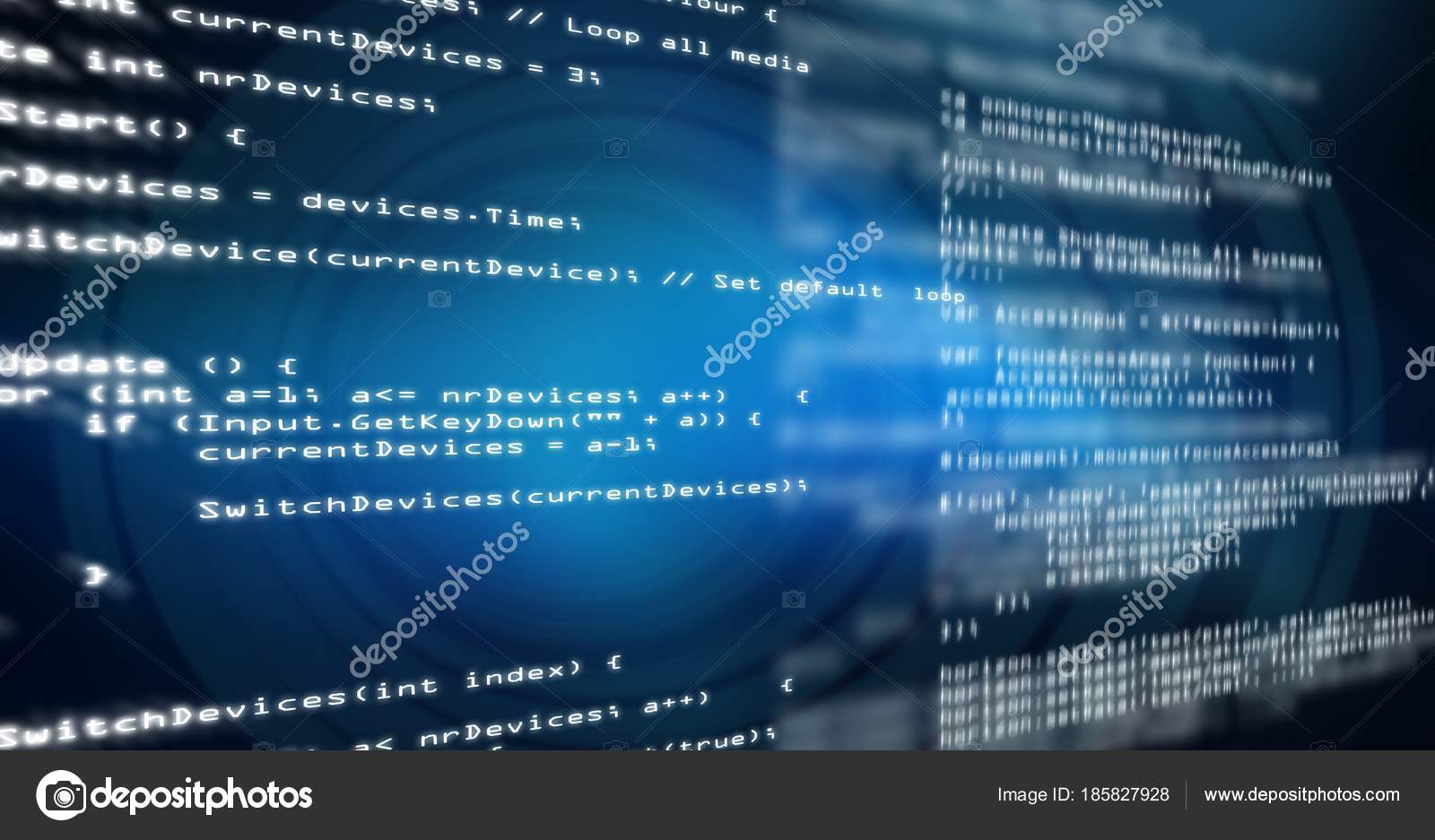 Digital Composite Coding Text Floating Stock Photo by ©vectorfusionart ...