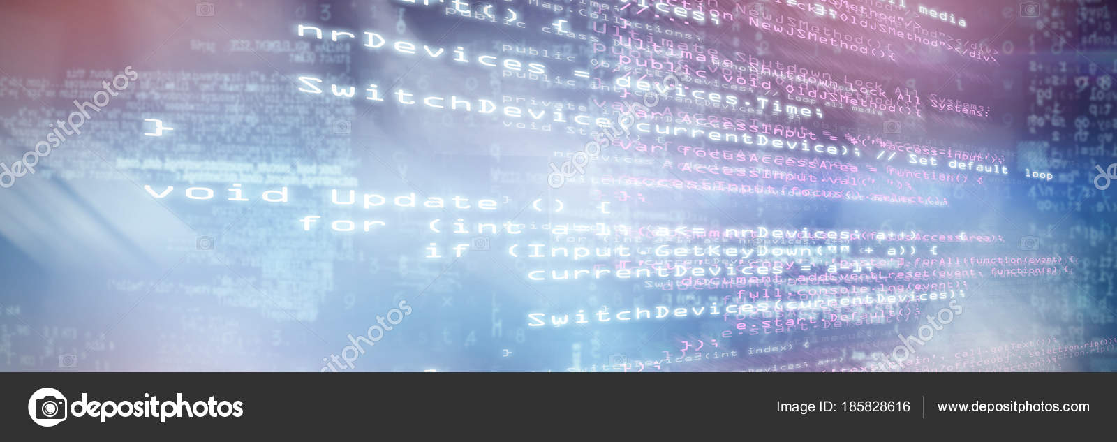 Digital Composite Coding Text Transition Stock Photo by ...