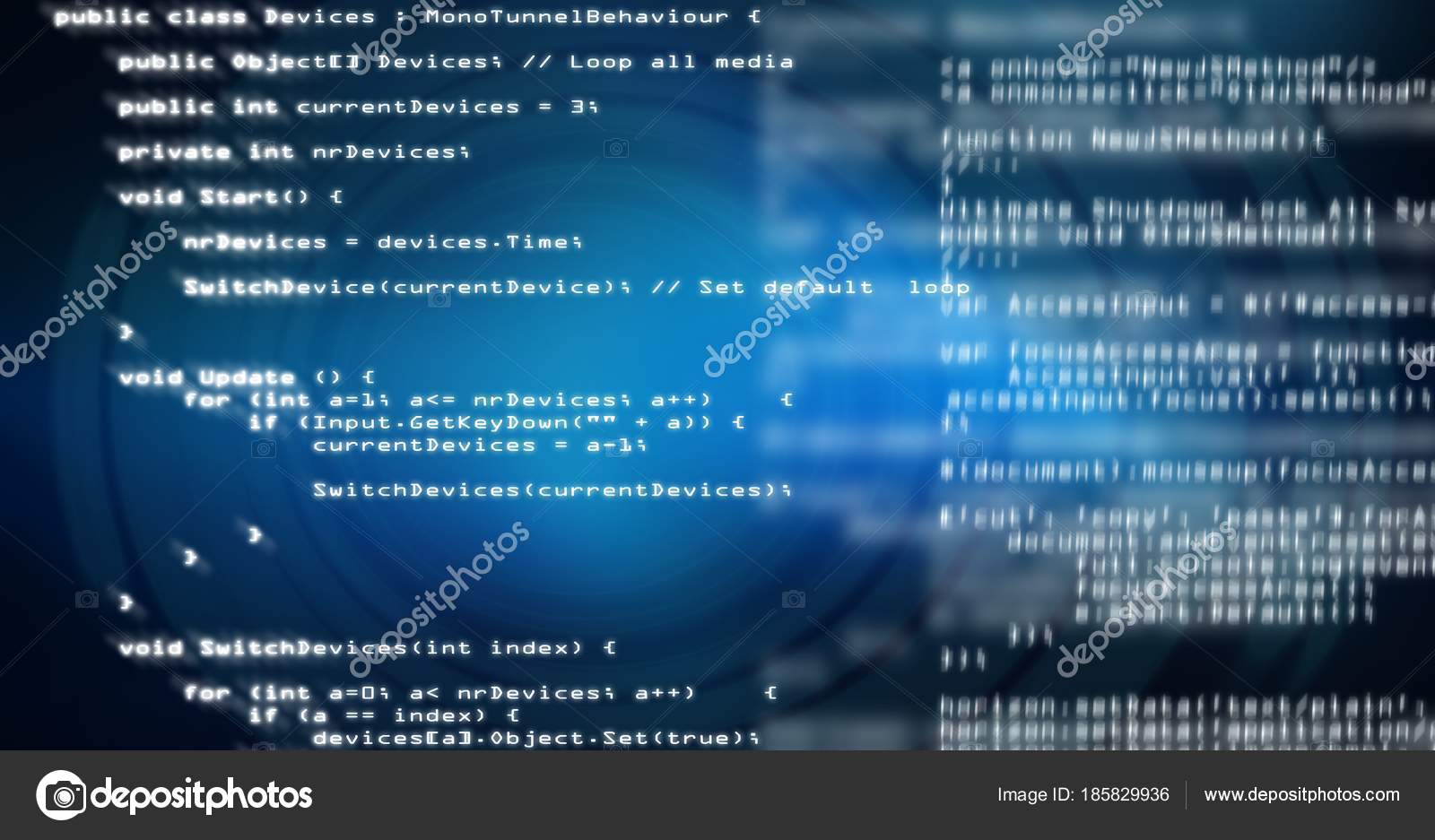 Digital Composite Coding Text Floating Stock Photo by ©vectorfusionart ...