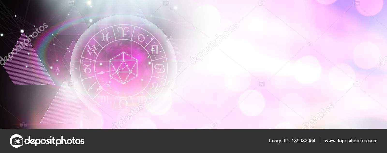 Digital Composite Astrology Zodiac Sparkle Lights Shapes ⬇ Stock Photo ...