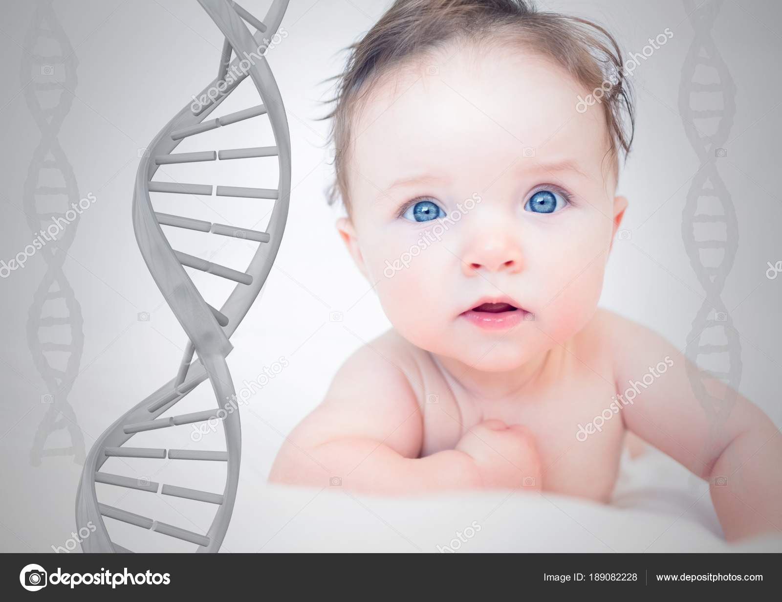 Digital Composite Baby Genetic Dna — Stock Photo © vectorfusionart ...