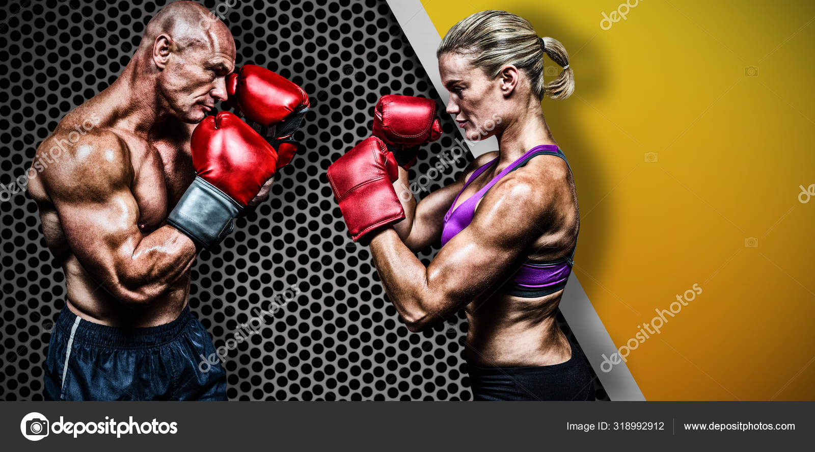 Boxing Stance Side View