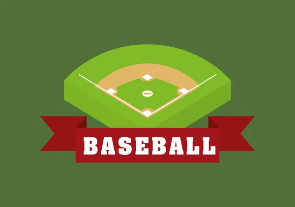 Cartoon Baseball Field