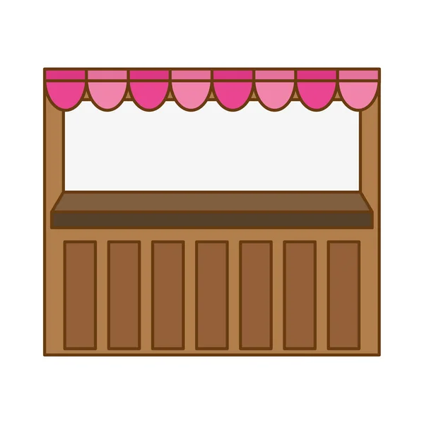 Cartoon bench. — Stock Vector © Forewer #7383356