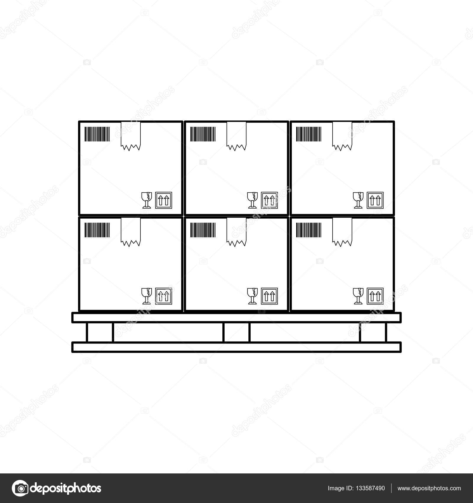 Delivery box shipping Stock Vector by ©djv 133587490 Delivery box shipping Stock Vector by ©djv 133587490