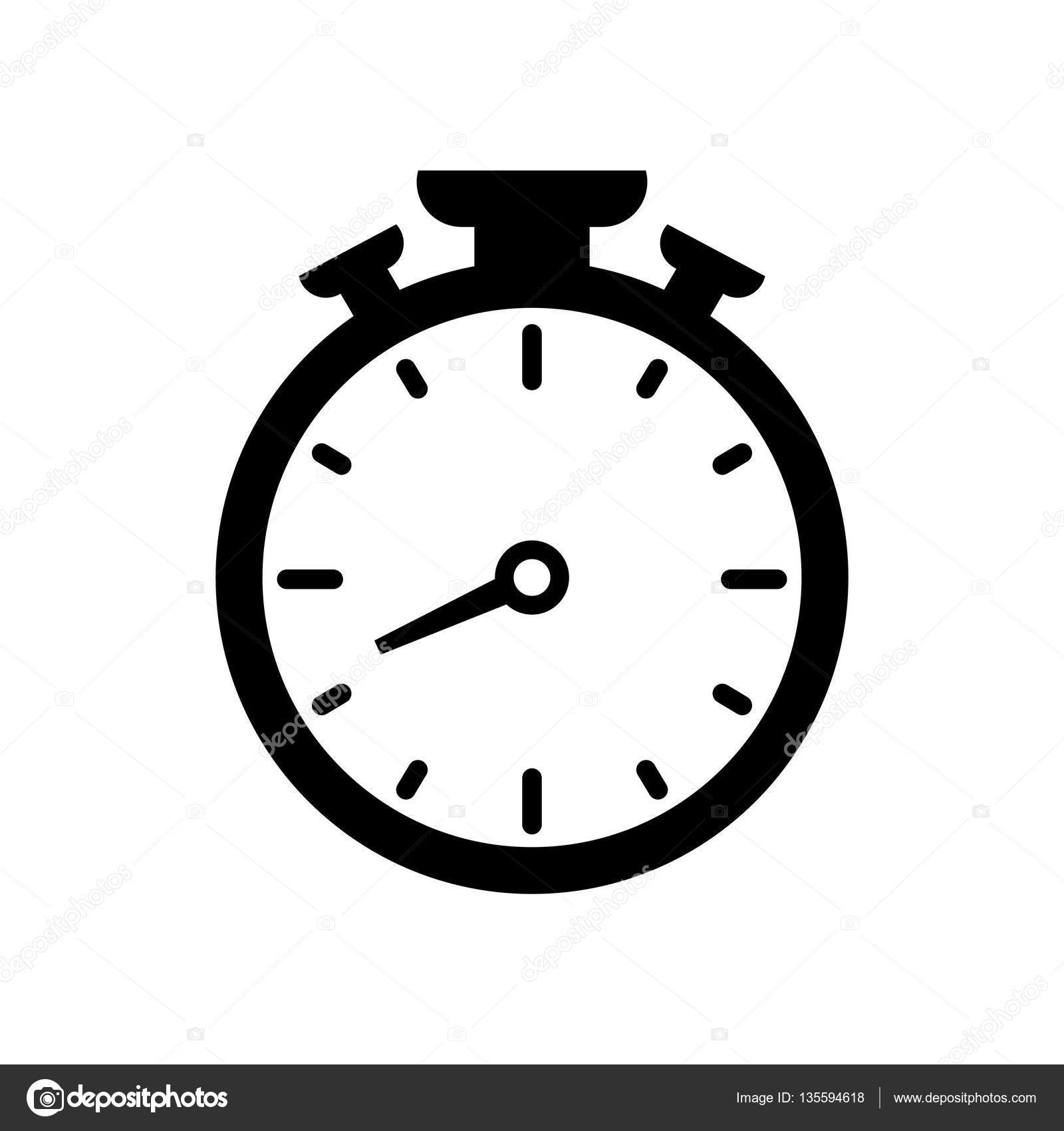 Time clock symbol Stock Vector Image by ©djv #135594618