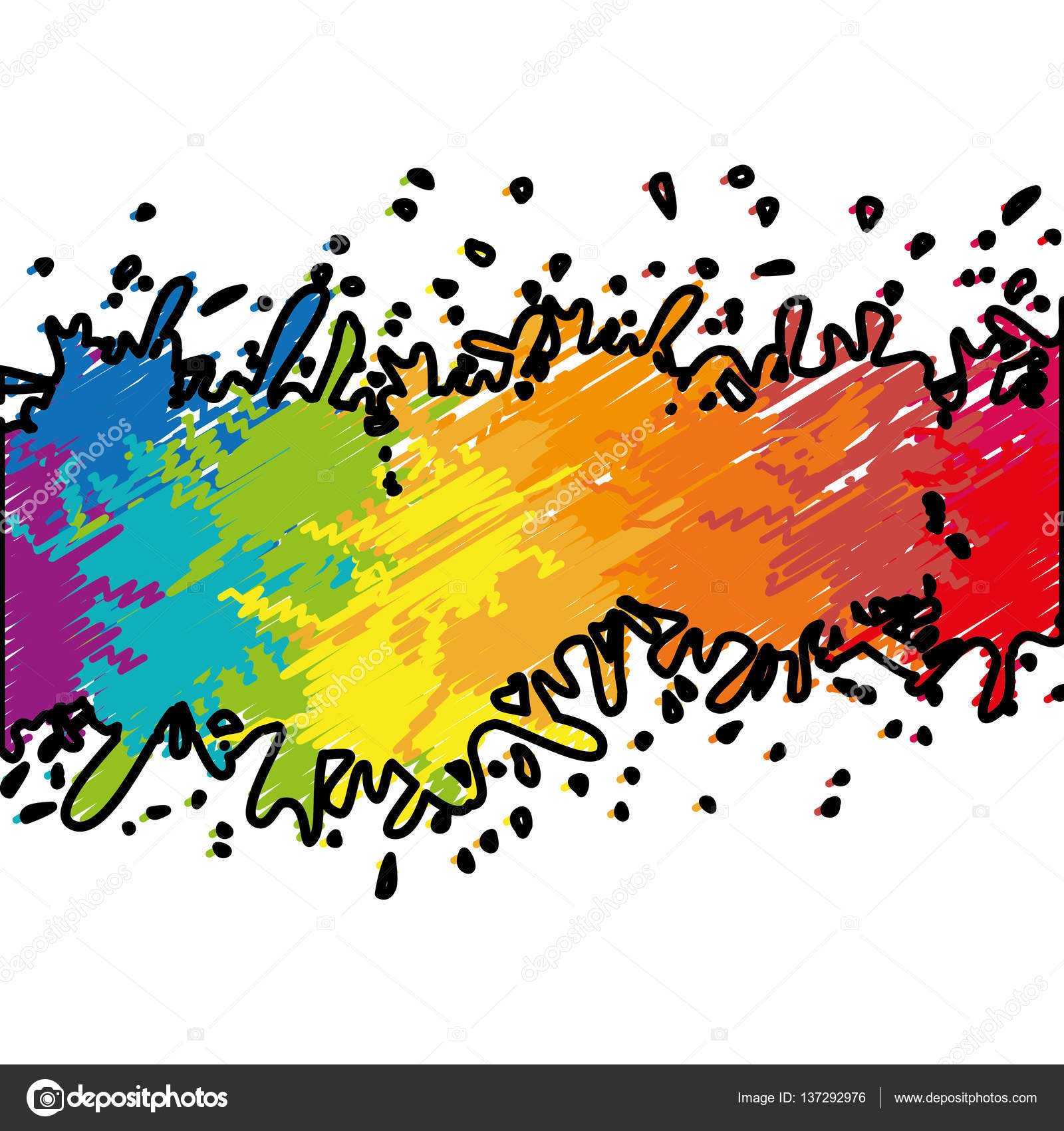Paint splash design Stock Vector Image by ©djv #137292976