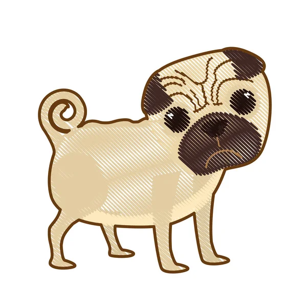 Puggy imágenes de stock de arte vectorial | Depositphotos