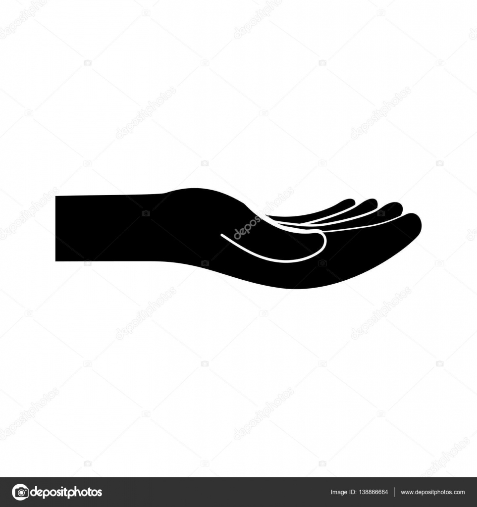 Human hand silhouette Stock Vector Image by ©djv #138866684