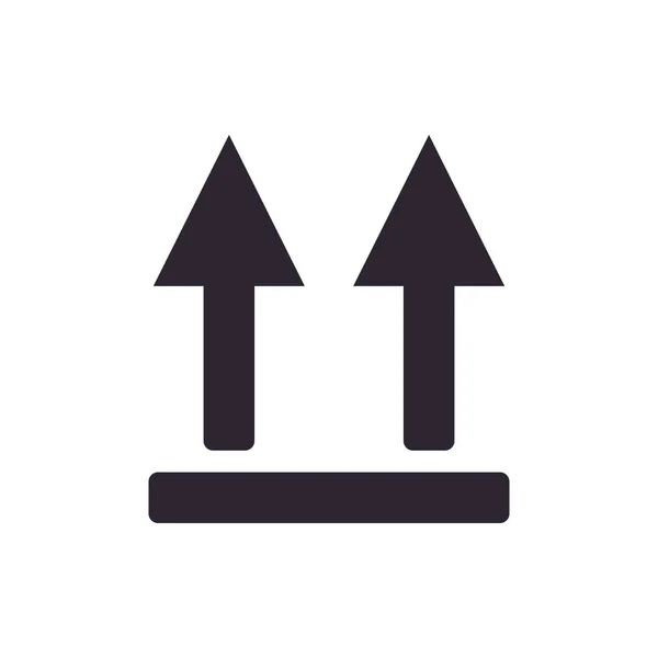 This Side Up Icon. This Way Up Sign. Packaging Symbol — Stock Vector ...