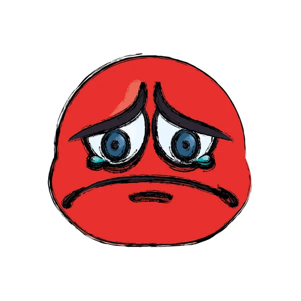 12,577,704 Cara triste roja Vector Images | Depositphotos