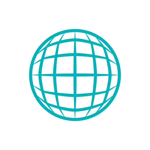 Vector globe icon — Stock Vector © yuliaglam #28663281