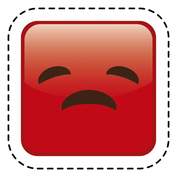 12,577,704 Cara triste roja Vector Images | Depositphotos