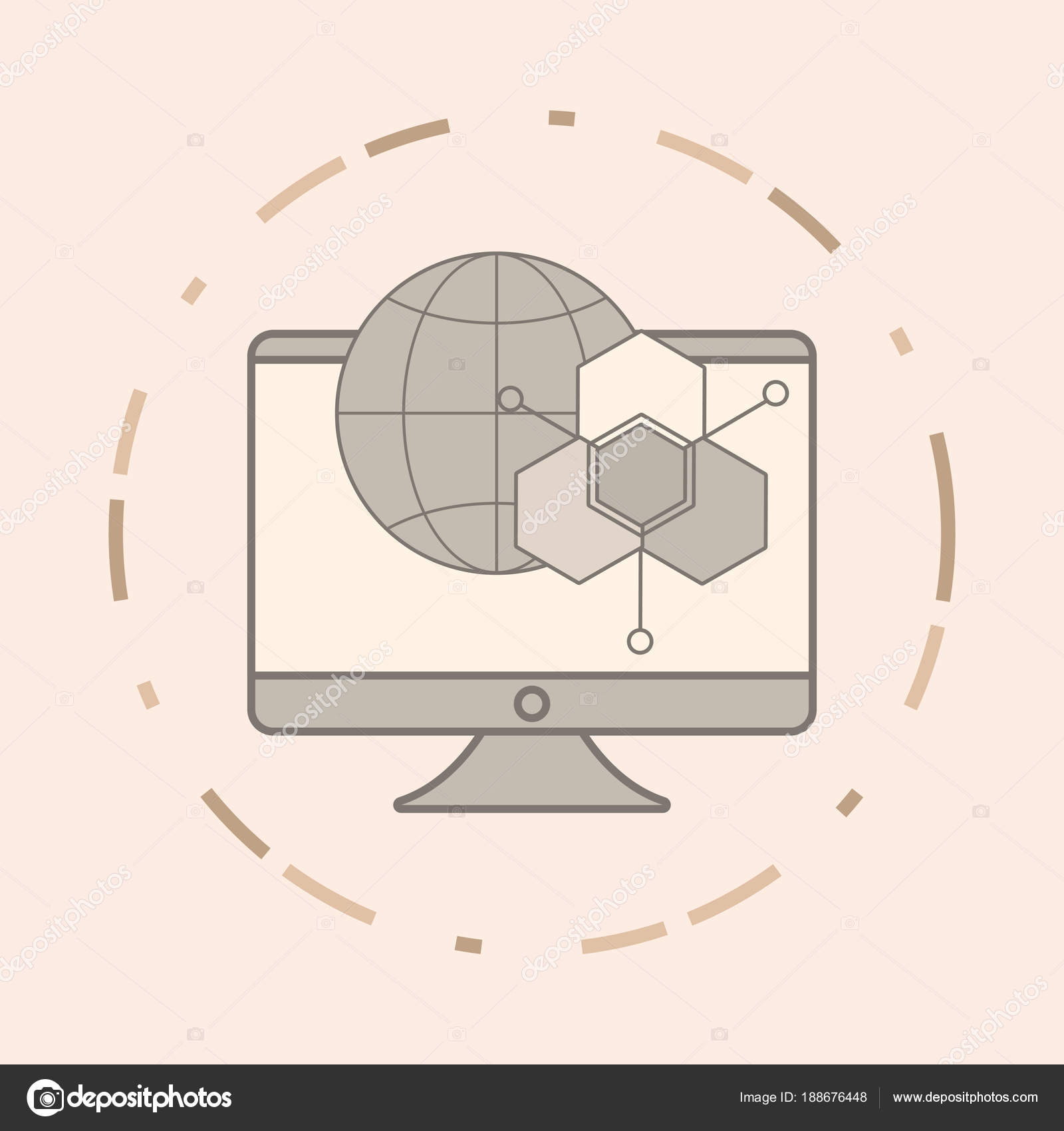 Big data design Stock Vector by ©djv 188676448