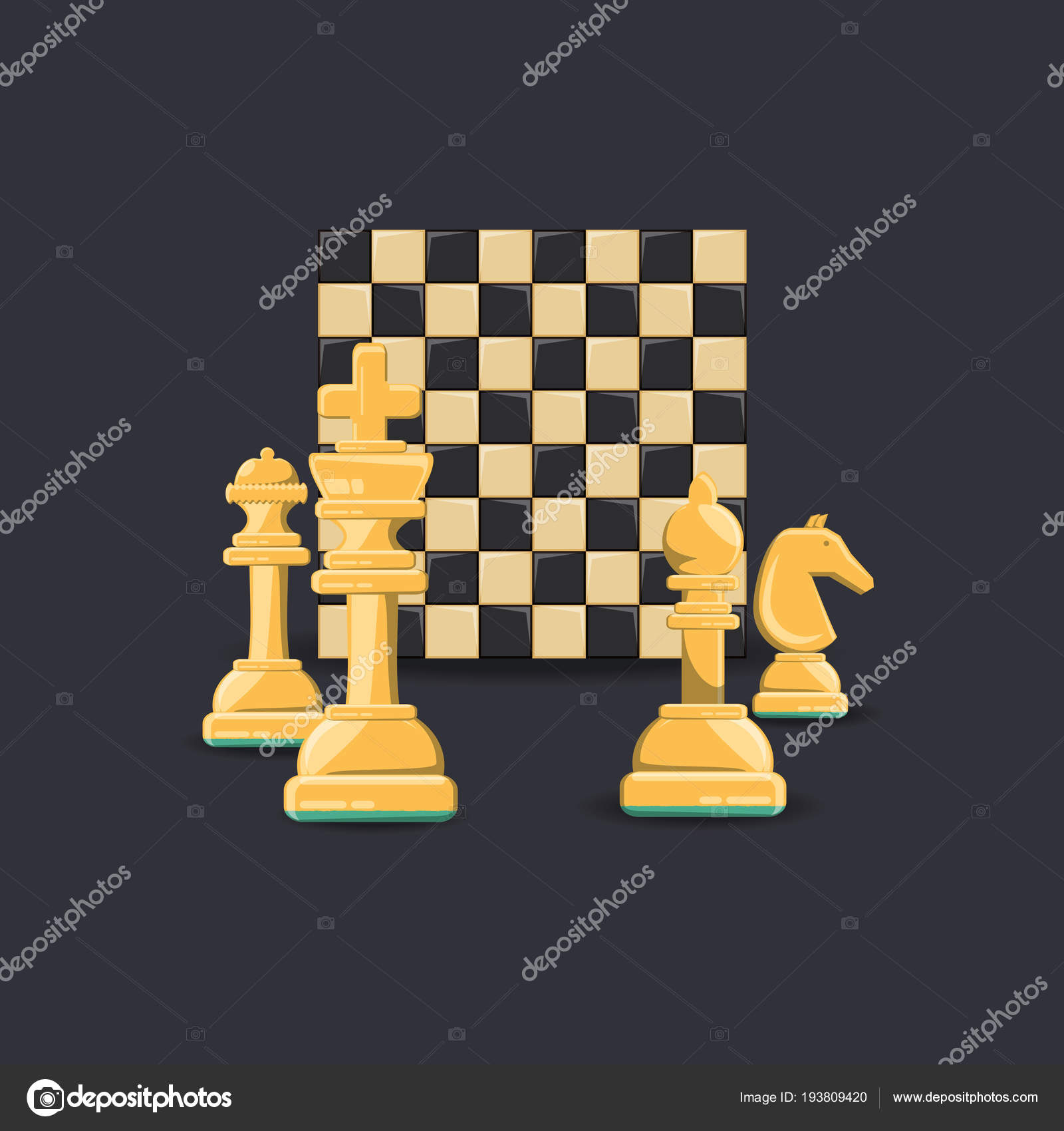 Chess game design Stock Vector by ©djv 193809420