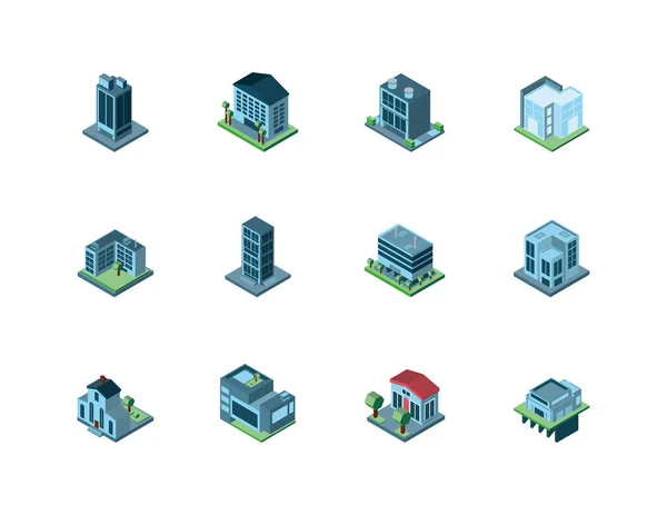 Isometric concept buildings Stock Photos, Royalty Free Isometric ...