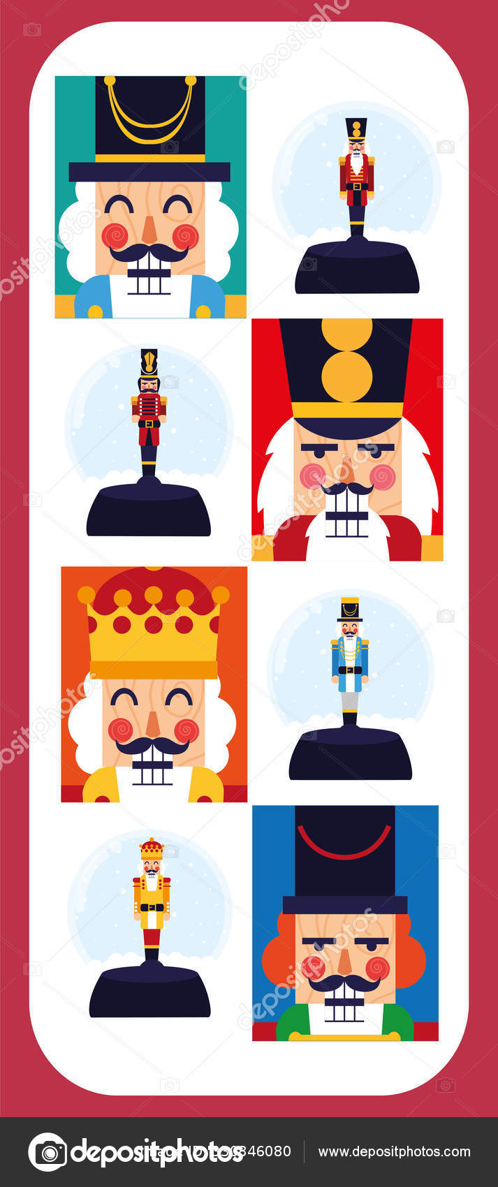 Nutcracker Face Clipart