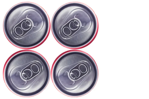 Soda Pop Can Pyramid — Stock Photo © deepspacedave #5400935
