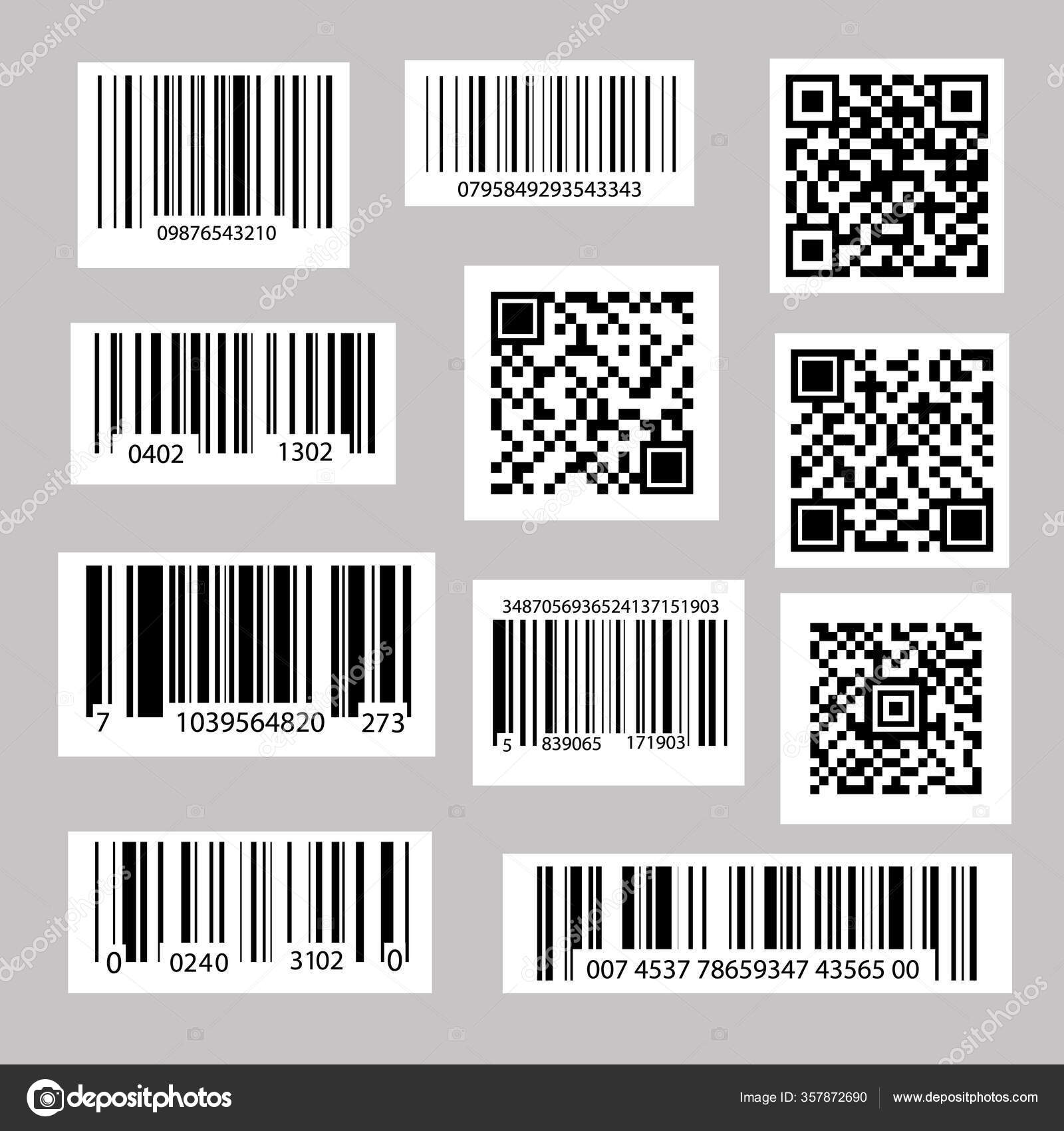 Barcodes collection. Vector Stock Vector Image by ©fiestachka #357872690