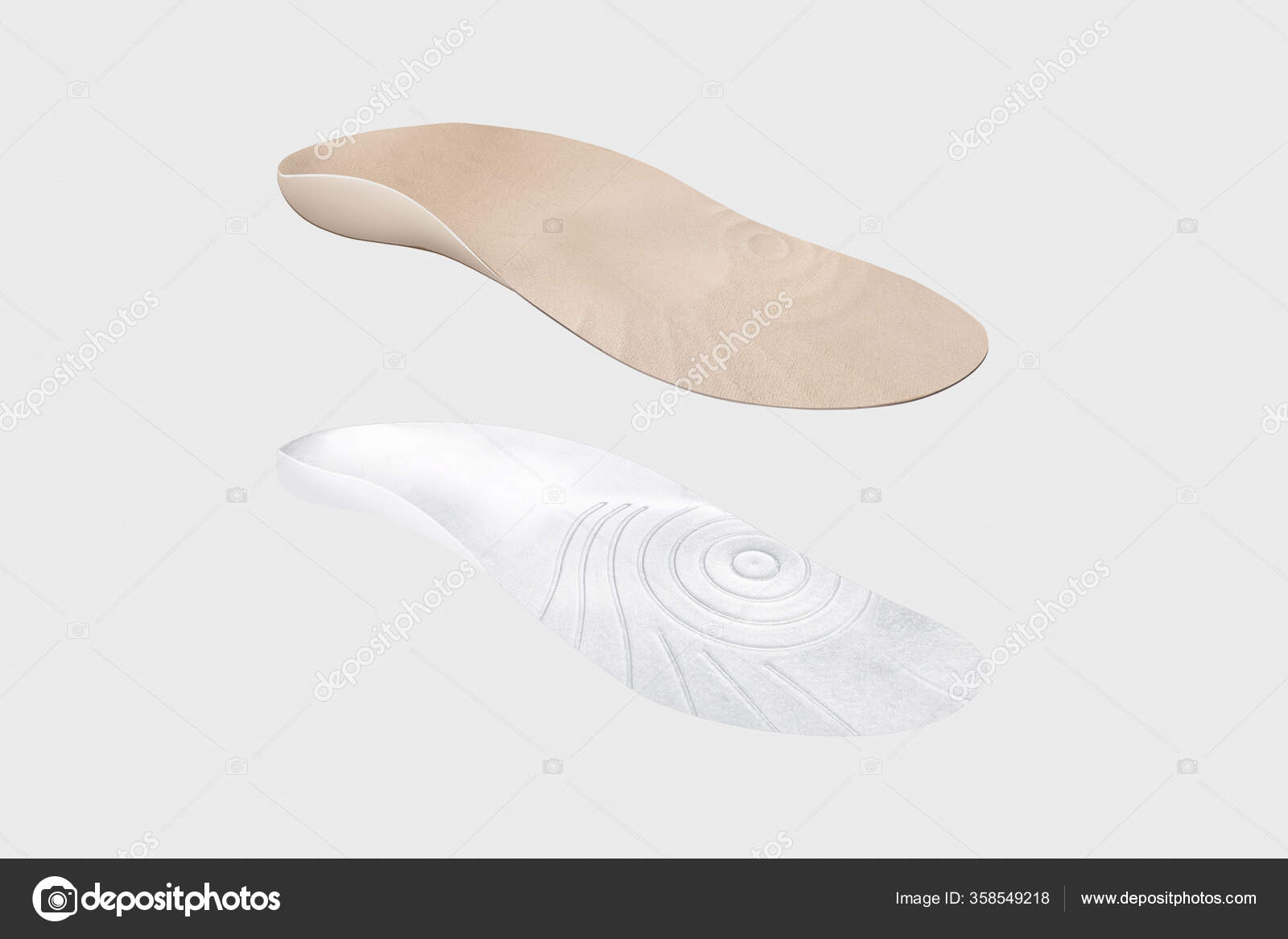 Isolated Orthopedic Insole White Background Treatment Prevention Flat ...