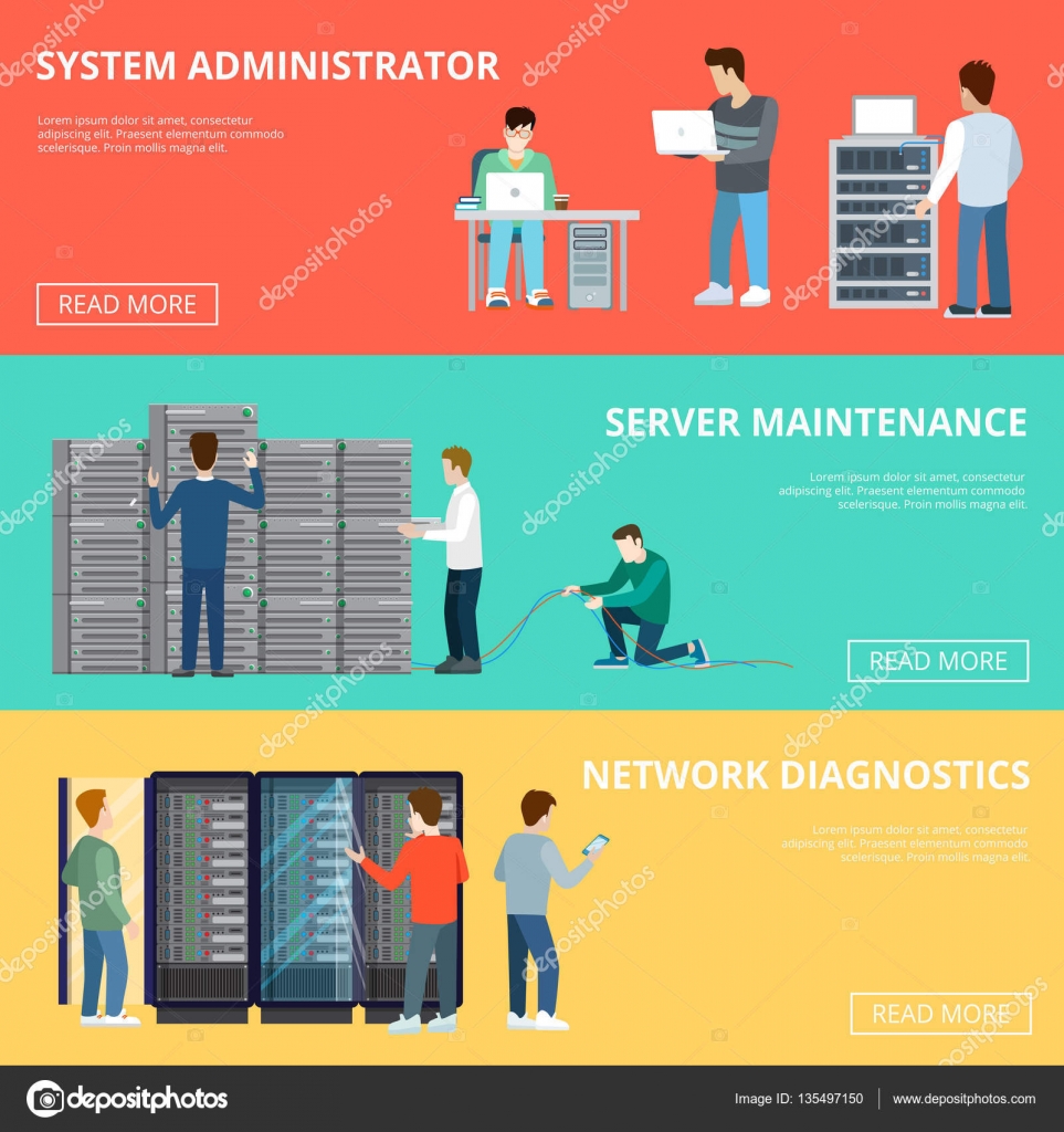 Adjustable computer server Stock Vector by ©Sentavio 135497150