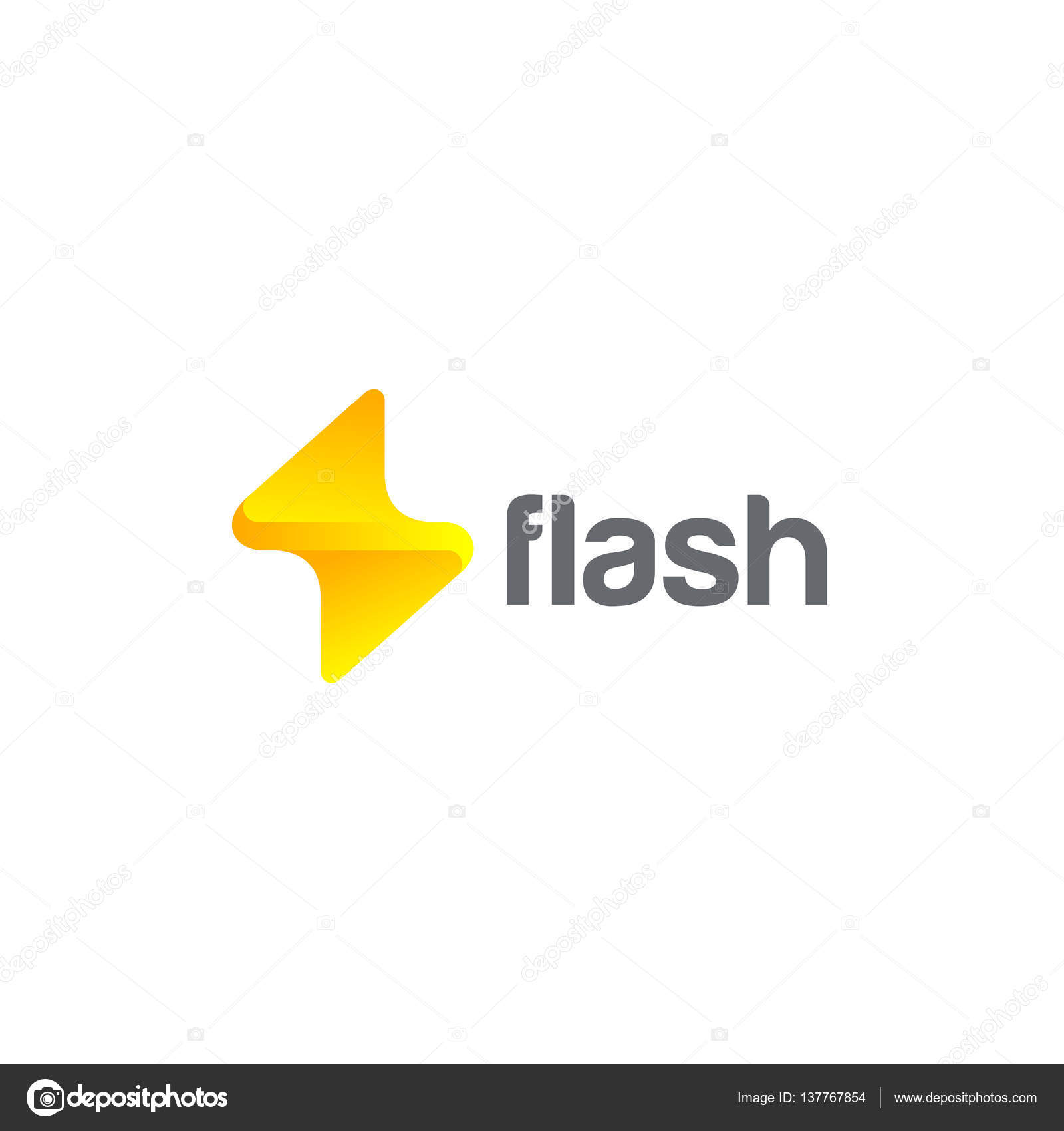 Flash Logo design Stock Vector Image by ©Sentavio #137767854