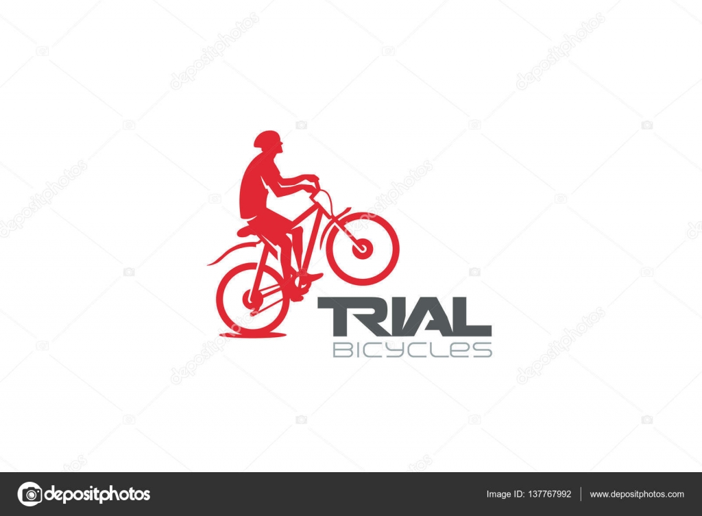 Trial Motorcycle Logo
