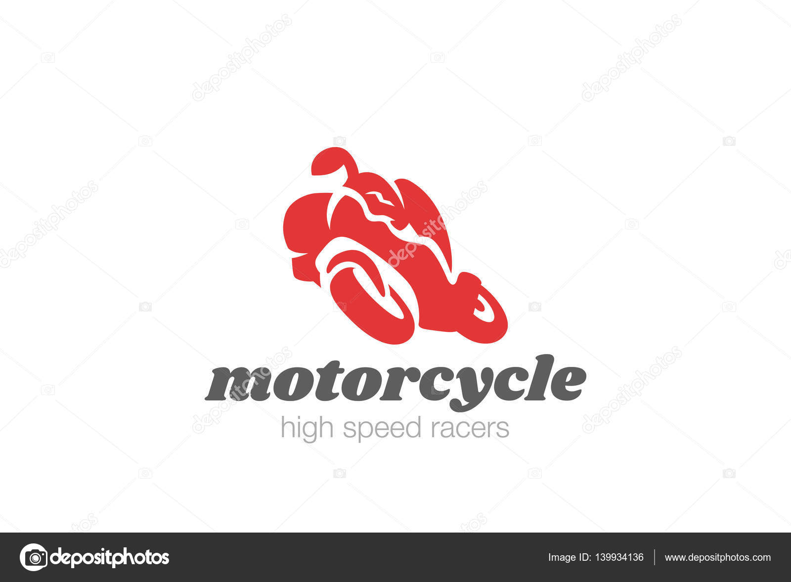 Motorcycle motor bike Logo design Stock Vector Image by ©Sentavio ...